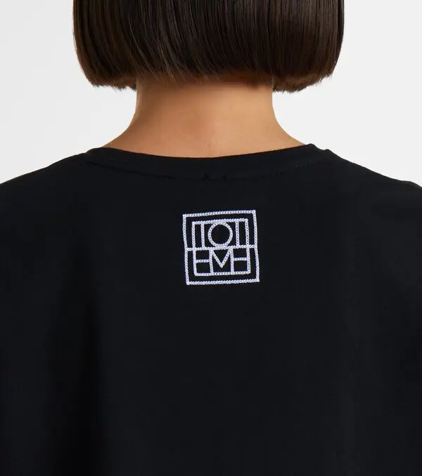TOTEME Cotton Jersey T-shirt - Black