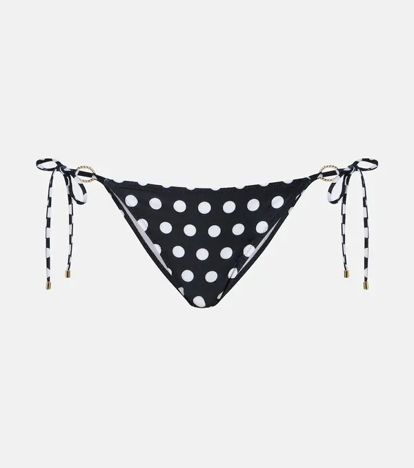 ALEXANDRA MIRO Alex Polka-dot Bikini Bottoms