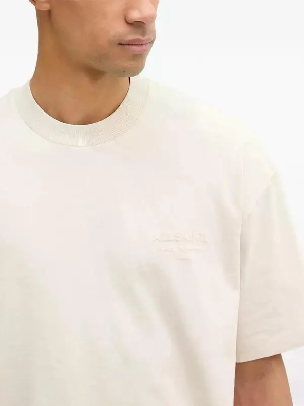 ALLSAINTS Xander Logo-embossed Crew-neck T-shirt