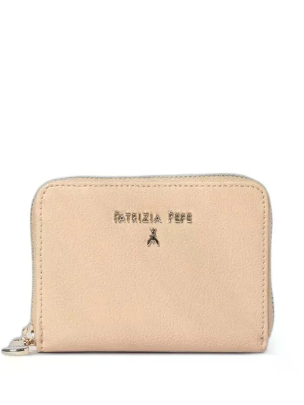 Patrizia Pepe Grained Leather Wallet - Neutrals
