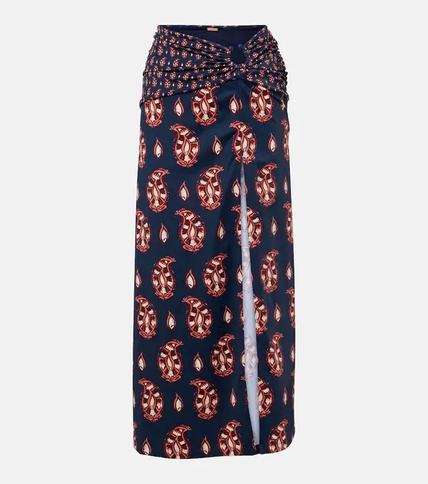 Johanna Ortiz Printed Maxi Skirt