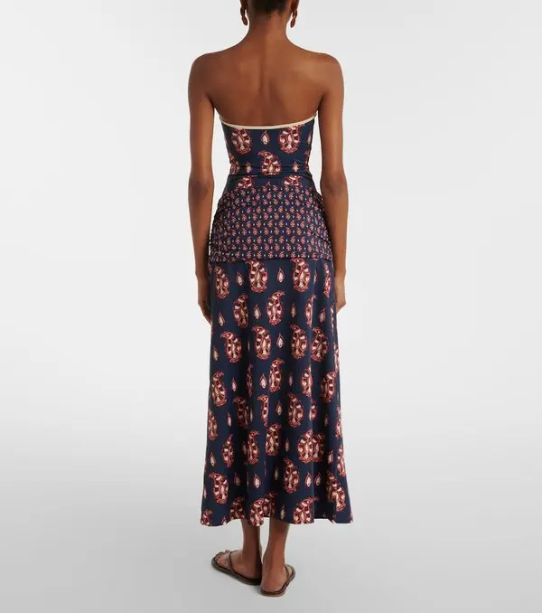 Johanna Ortiz Printed Maxi Skirt