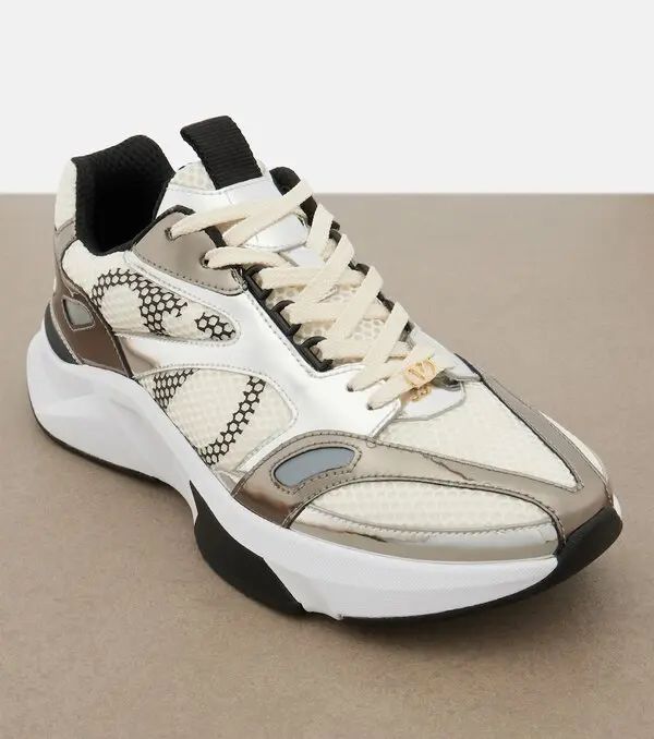 Valentino Garavani Demivee Sneakers - Silver
