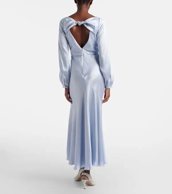 Gabriela Hearst Silk Satin Maxi Dress