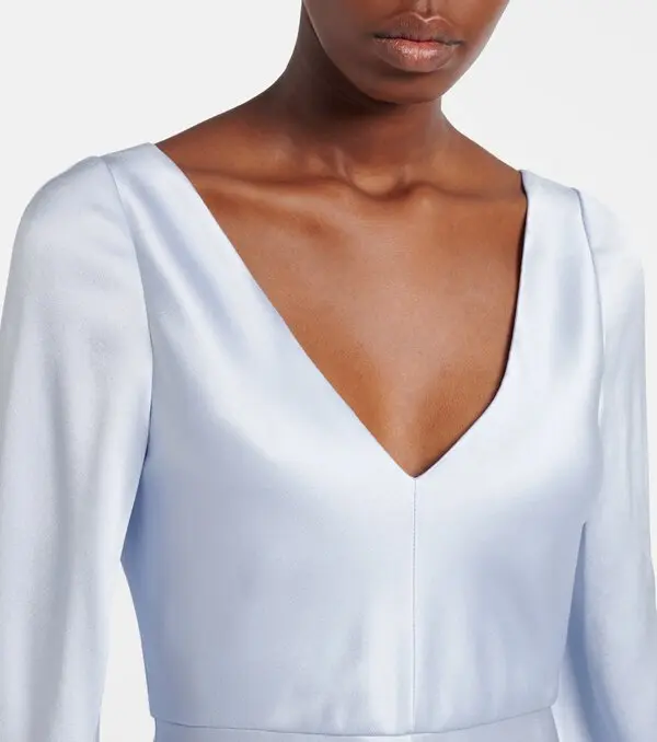 Gabriela Hearst Silk Satin Maxi Dress