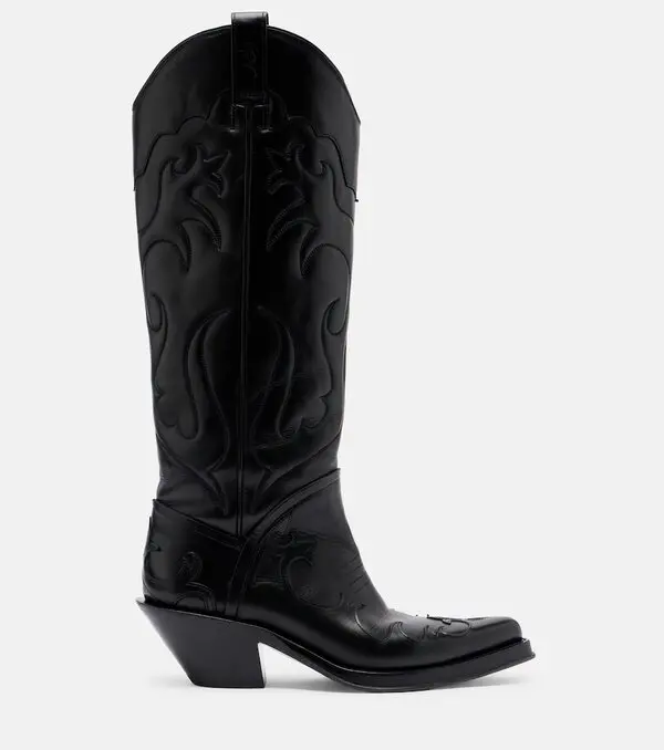 Gabriela Hearst Capitana Leather Cowboy Boots
