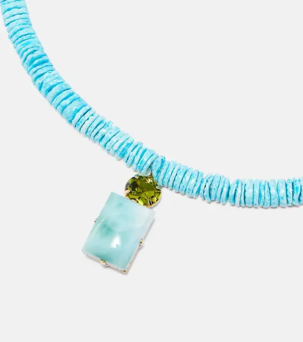 JENNIFER BEHR Alette Beaded Pendant Necklace