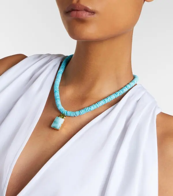 JENNIFER BEHR Alette Beaded Pendant Necklace