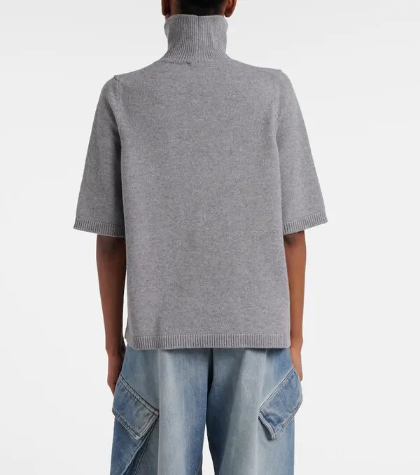 Alaïa Cashmere And Wool-blend Turtleneck Sweater
