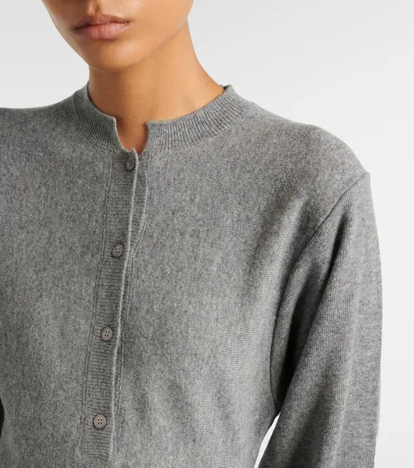 Stella McCartney Peplum Virgin Wool Top In Melange