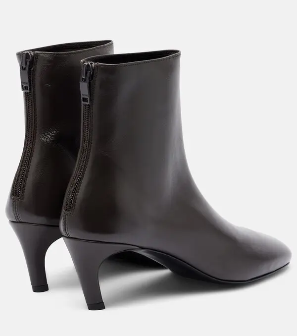TOTEME Leather Ankle Boots