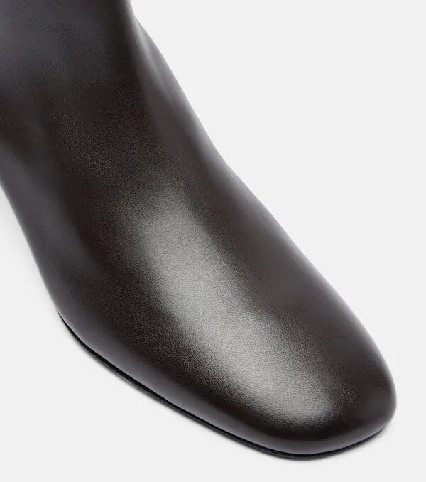 TOTEME Leather Ankle Boots