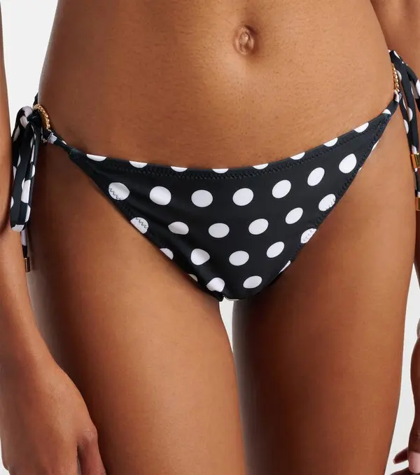 ALEXANDRA MIRO Polka-dot Bikini Bottoms