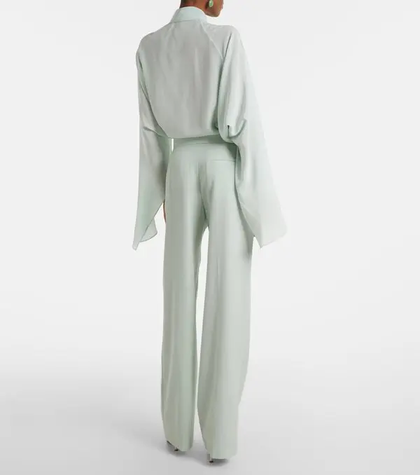 Stella McCartney Wool Straight Pants