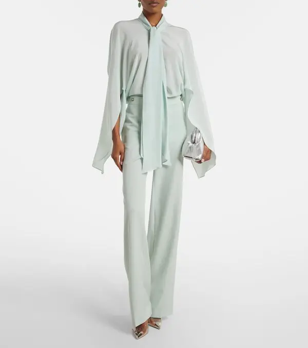Stella McCartney Wool Straight Pants