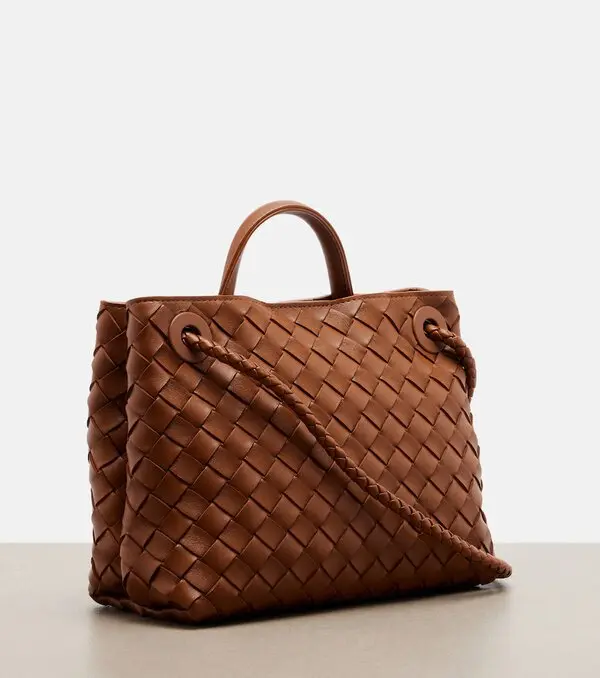 Bottega Veneta Andiamo Small Top-handle Bag - Brown