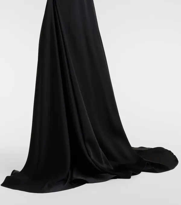 Alexander McQueen Draped Embellished Gown
