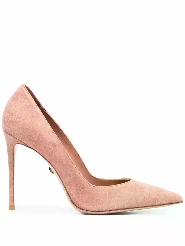LE SILLA 100mm Suede Pumps - Pink