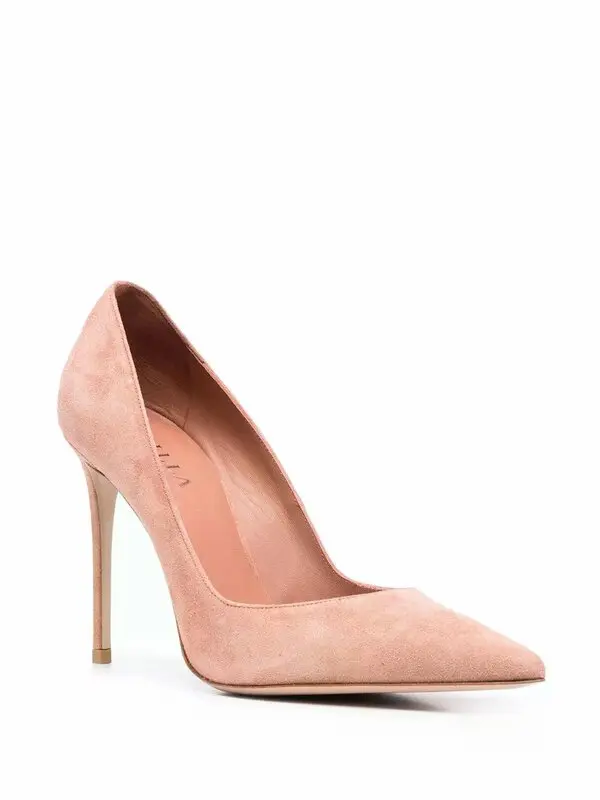 LE SILLA 100mm Suede Pumps - Pink