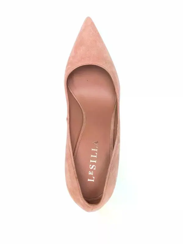 LE SILLA 100mm Suede Pumps - Pink