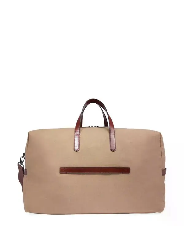 THE BRIDGE Leather-trim Holdall