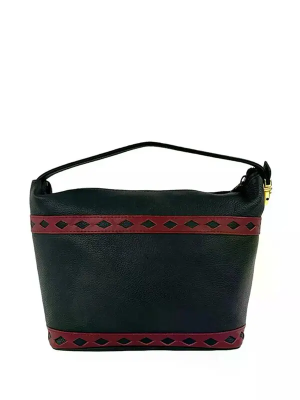 Saint Laurent Diamond Cut Leather Handbag