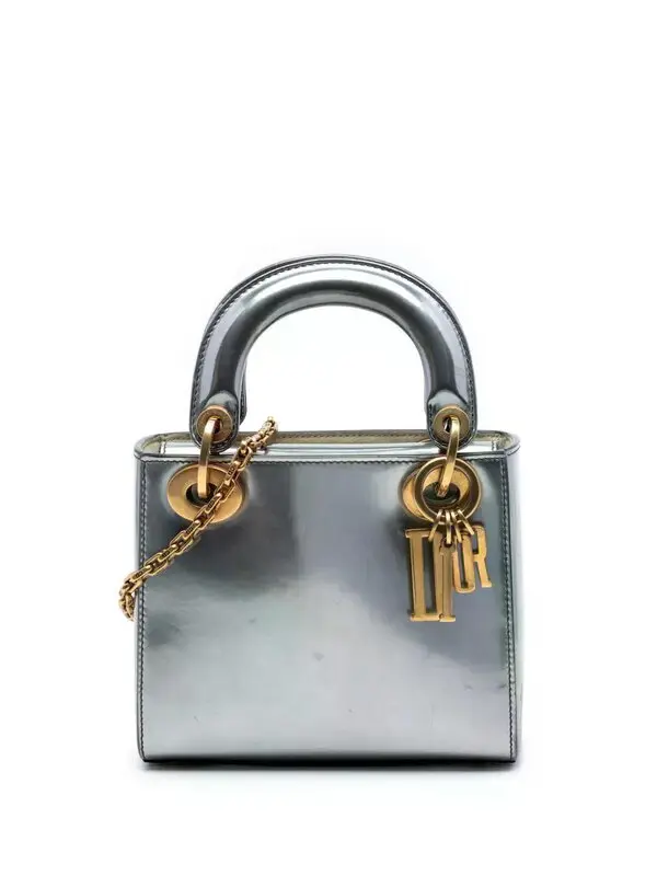 Dior Lady Mini Satchel - Silver