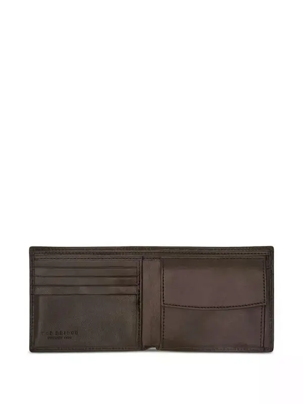 THE BRIDGE Logo-debossed Leather Wallet