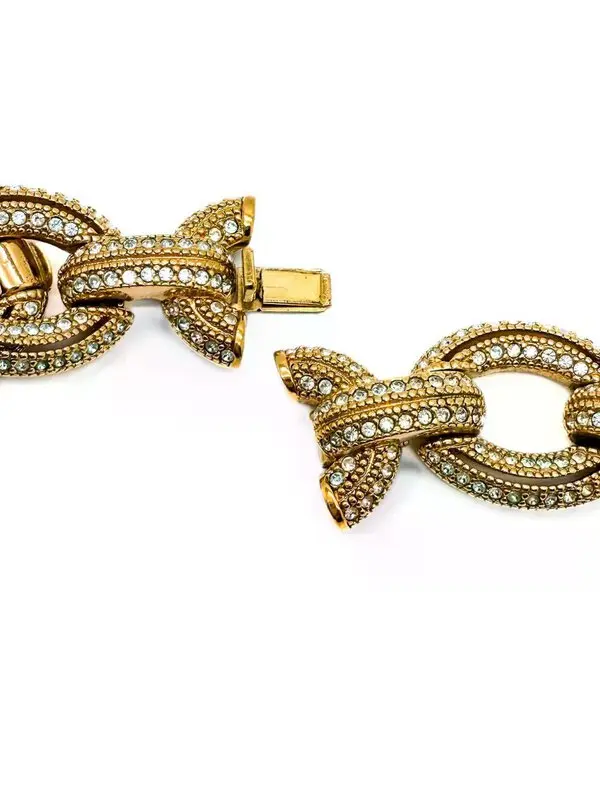 Dior Crystal Chain-link Necklace