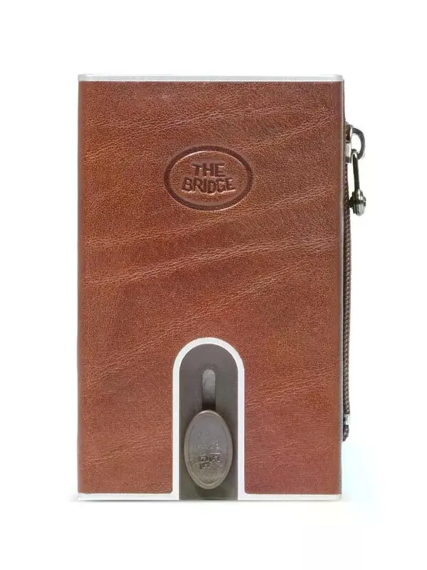 THE BRIDGE Story Rfid Slider-mechanism Leather Card Holder - Brown