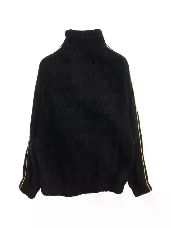 Versace Baroque Logo Zip-up Sweatshirt