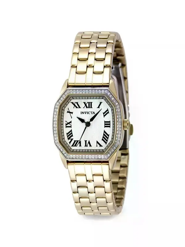 INVICTA Wildflower Crystal Bezel Watch - White