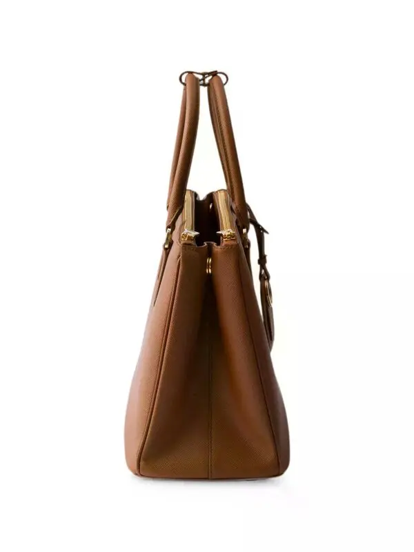 Prada Saffiano Leather Galleria Bag - Brown