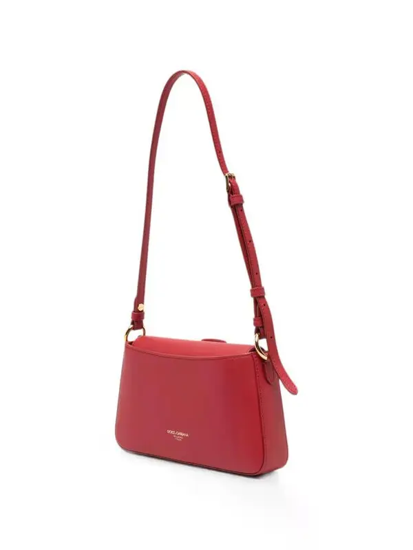Dolce & Gabbana Leather Phone Bag With Dg Logo