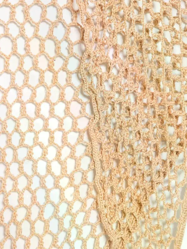 Patrizia Pepe Crochet-knit Pareo Scarf