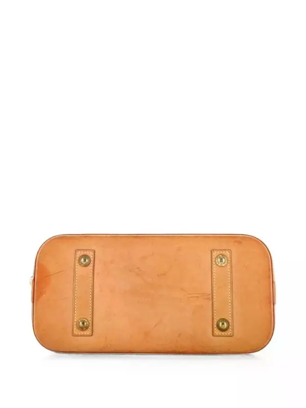 LOUIS VUITTON Alma Handbag Monogram Canvas Pm Satchel - Brown