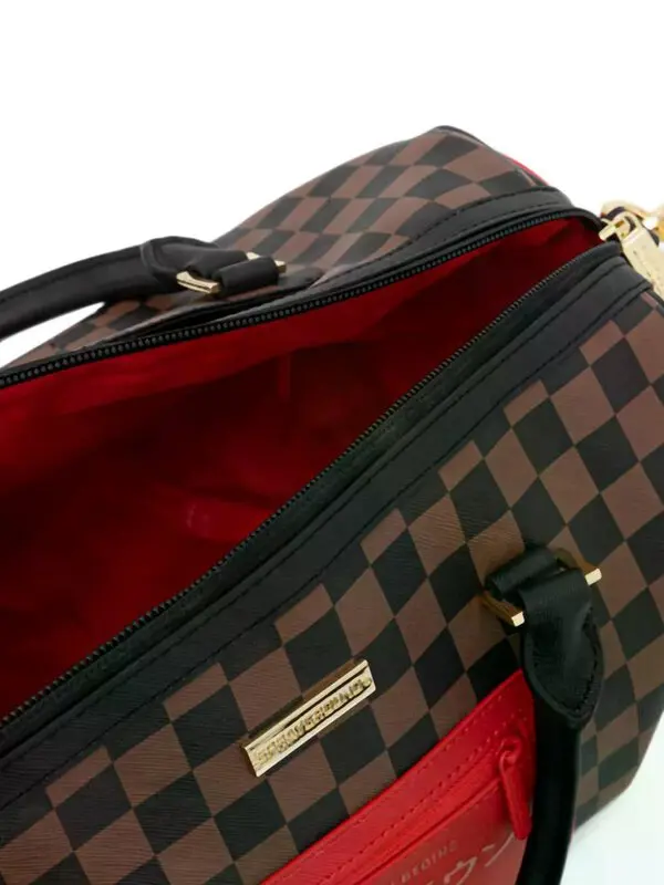SPRAYGROUND Checkerboard Print Holdall