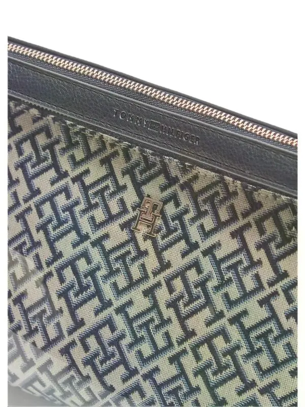 Tommy Hilfiger Monogram Pattern Transparent Makeup Bag