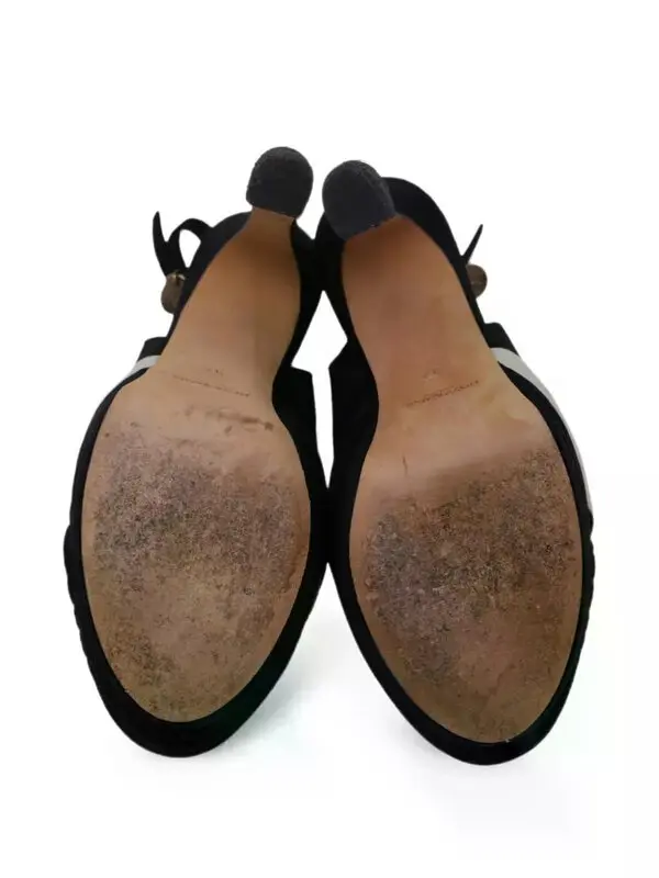 Saint Laurent Peep-toe Slingback Sandals