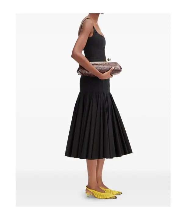 Jacquemus The Agave Flared Midi Dress