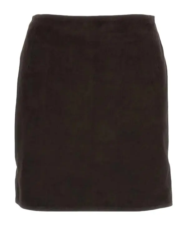 ROTATE BY BIRGER CHRISTENSEN Suede Mini Skirt
