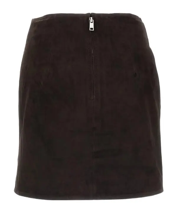 ROTATE BY BIRGER CHRISTENSEN Suede Mini Skirt