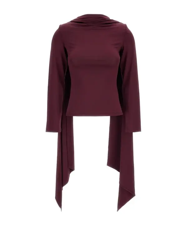 ROTATE BY BIRGER CHRISTENSEN Long-sleeved Top With Scarf Detail