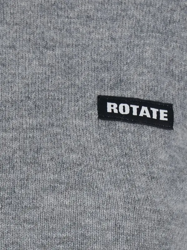 ROTATE BY BIRGER CHRISTENSEN Long-sleeved Polo Sweater