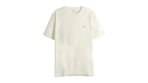 Polo Ralph Lauren Classic Fit Shortsleeve Crewneck Sweat-shirt T-shirt - Parchment Cream