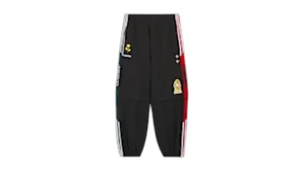 Adidas X Willy Chavarria Wc Oversized Woven Anthem Track Pant - Black