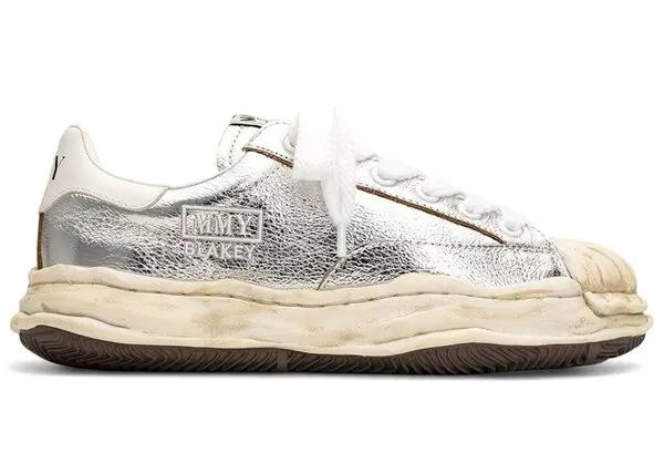 Mihara Yasuhiro Blakey Og Sole Wrinkled Leather Low-top Sneakers