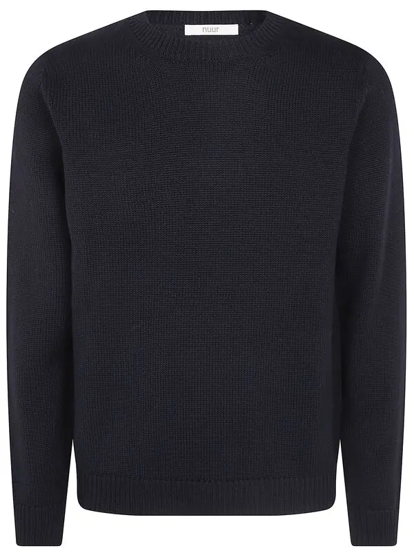 NUUR Maglione Ica Lunga Collo Rotondo 'long Sleeves Round Neck Swea