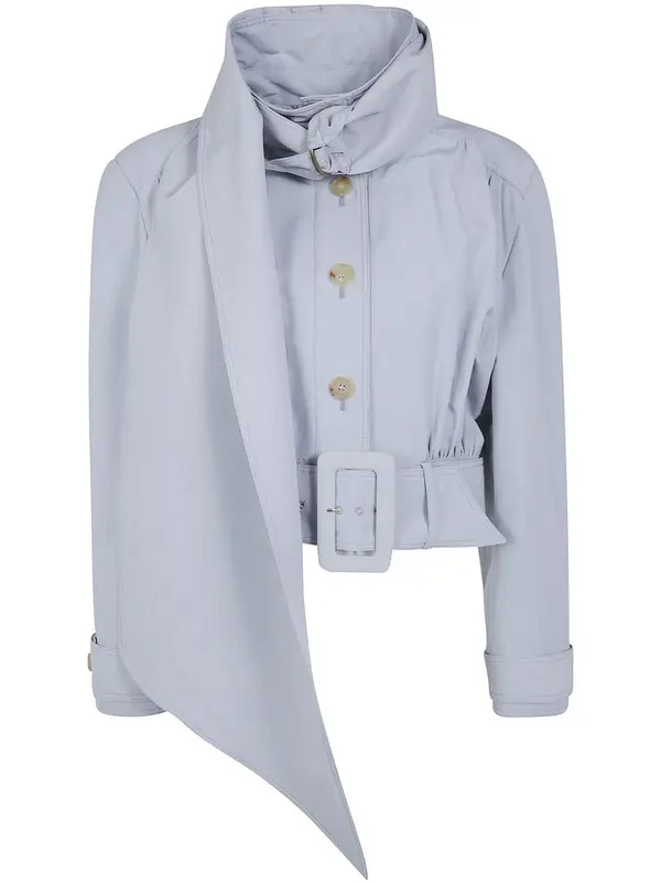 Chloé Giacca Cropped "storm Grey