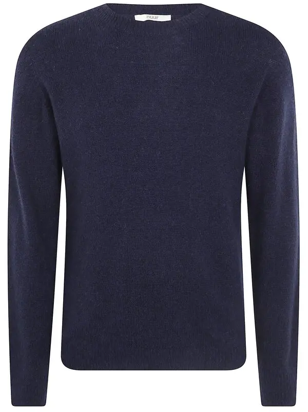 NUUR Wool Crewneck Sweater - Blue
